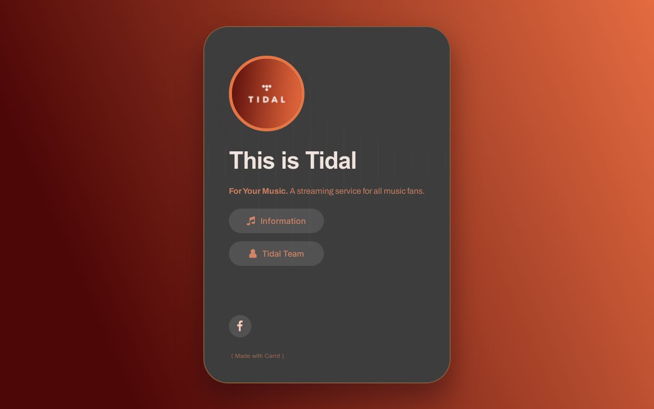 This is Tidal